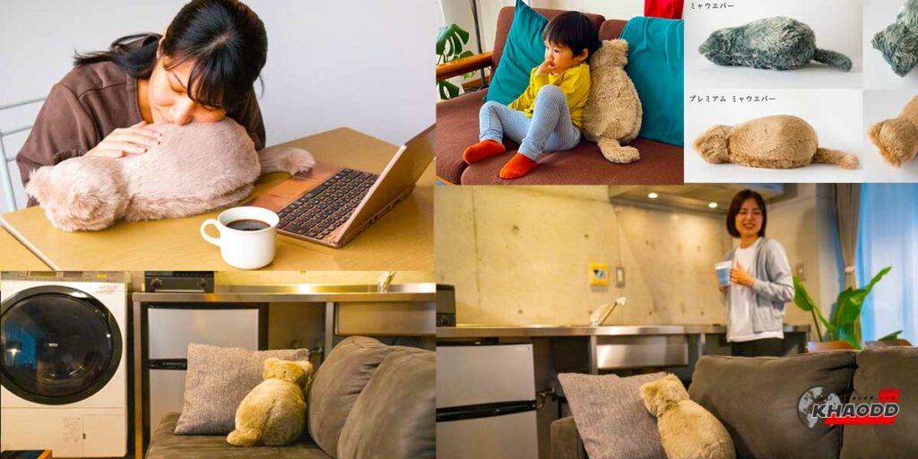 หมอนเหมือนแมว Premium MeowEver ขนนุ่ม เหมือนแมวตัวเป็นๆ